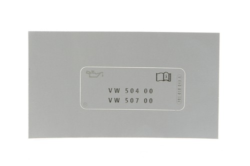 Original VW 701010043A Kennzeichnung Hinweis Kennschild | eBay