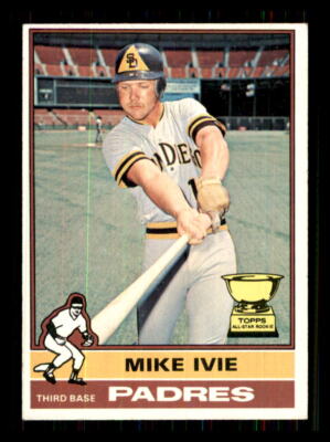 1976 Baseball Topps Mike Ivie San Diego Padres #134 AS RC2 | eBay