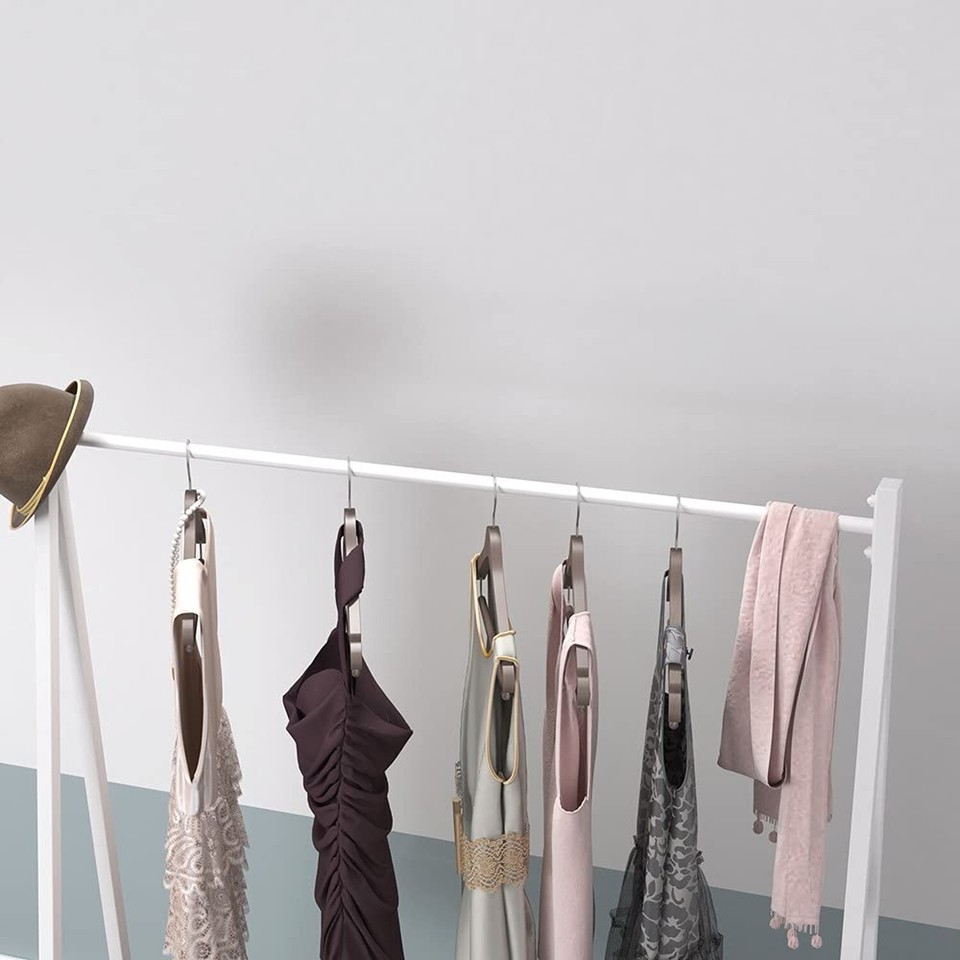 White Metal Clothes Rack Garment Rack,Modern Clothing Rack Free ...
