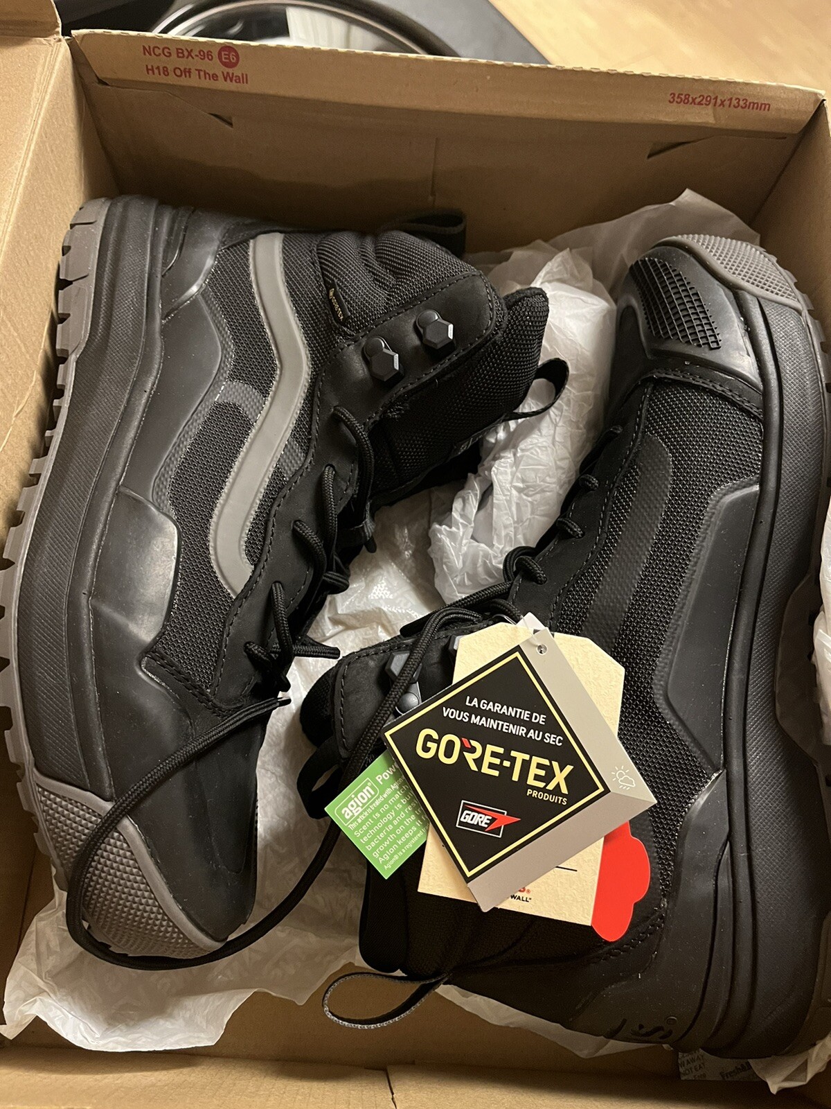 Size 10 - VANS UltraRange EXO High MTE Gore-Tex DW x Bryan Iguchi Black ...