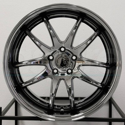 4-New 18" Aodhan DS02 DS2 Wheels 18x9.5/18x10.5 5x114.3 22/22 Black ...