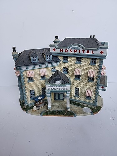 Lemax 75509 SMITH MEMORIAL HOSPITAL Building Christmas Village Retired ...