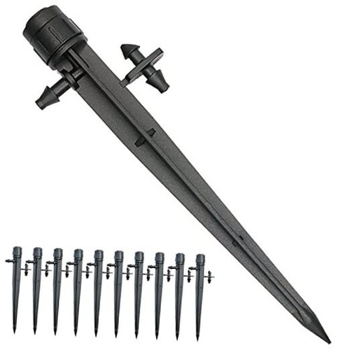Pcs Drip Irrigation Emitters, Adjustable Flow 0-20 GPH 25 Full Circle ...