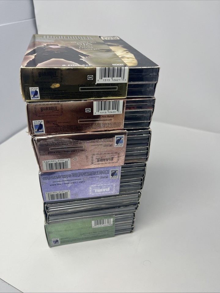 Highlander The Complete Series: Seasons 1-6 DVD Box Sets 1 2 3 4 5 6 | eBay