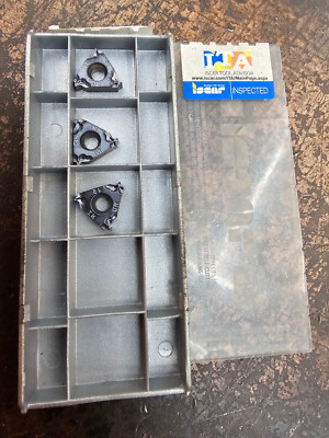 Qty 3 Iscar 16 IRM 12 UN 16IRM12UN 5901579 IC908 Grade Carbide Inserts ...