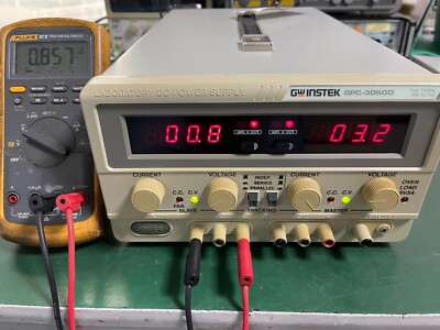 GW Instek GPC-3060D DC Linear Power Supply 2x 0-30V 6A, 5V 3A _ 4pcs on ...