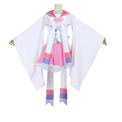Girl's peri Cosplay Pokemon Sylveon Midi Dress Full Set Cosplay ...