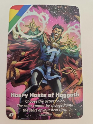 Doctor Strange UNO Ultimate Marvel Card Game HOARY HOSTS OF HOGGOTH ...