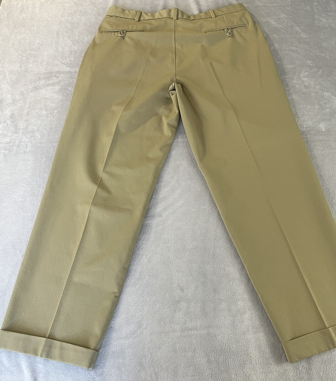 Dockers mens kahki stain defender roll pant leg dress pants size 36x30 ...