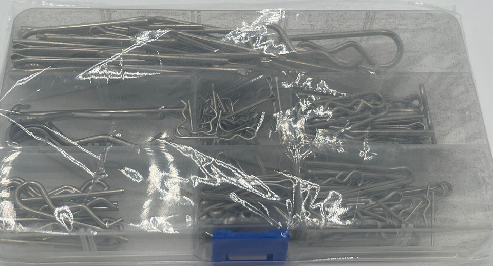 Cotter Pins Assortment Kit, 210 Pcs Stainless Steel R Clips Spring ...