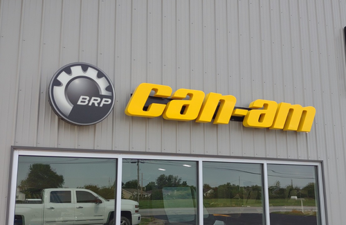 Can-Am / BRP Exterior Building Sign - Lighted - Great Condition | eBay