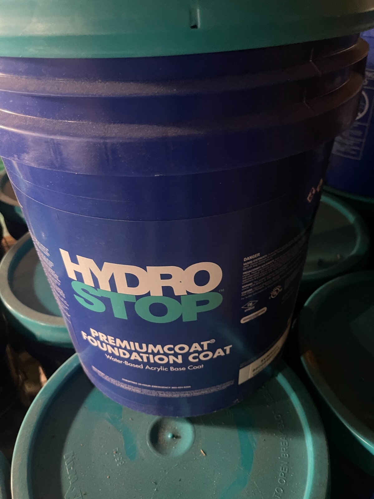 GAF HydroStop Premiumcoat Foundation Coat Waterproofing 16x 5 Gallon ...