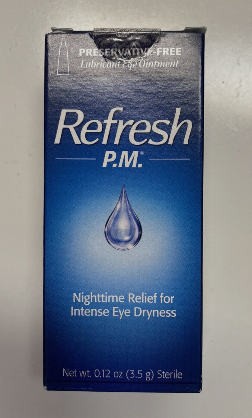 Refresh PM Lubricant Nighttime Eye Ointment New Sealed - Exp 6/2026 | eBay