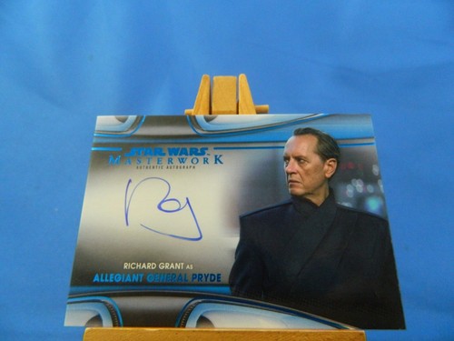 Richard Grant General Pryde Star Wars Masterwork Authentic Autograph ...