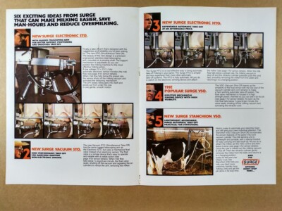 1980 Surge Automatic Take Off Milking Machines Milkers vintage print Ad ...
