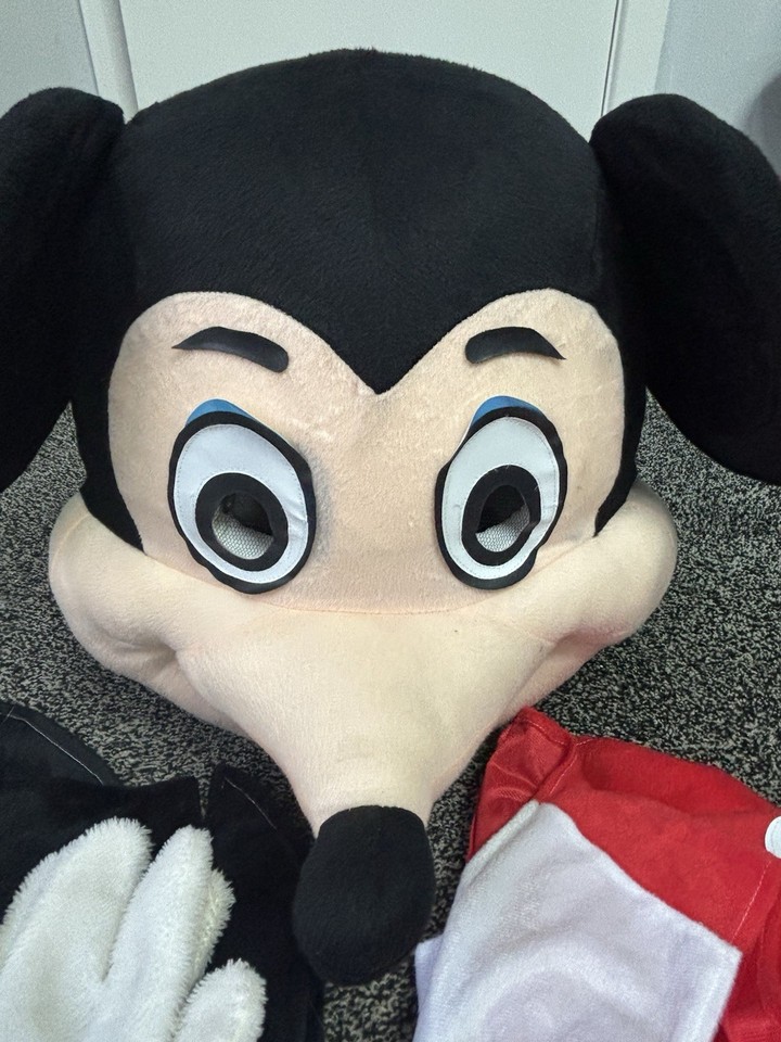 Micky mouse mascot head And Costume Jacket , Top,trousers And Gloves ...
