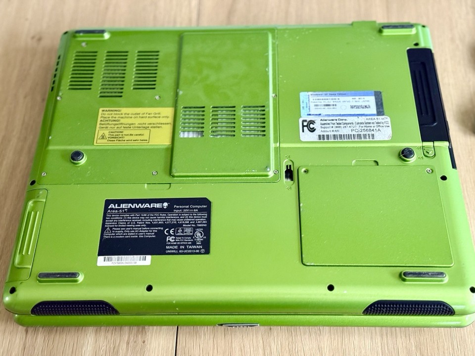 Alienware Area 51 766 Laptop In Cyborg Green | eBay