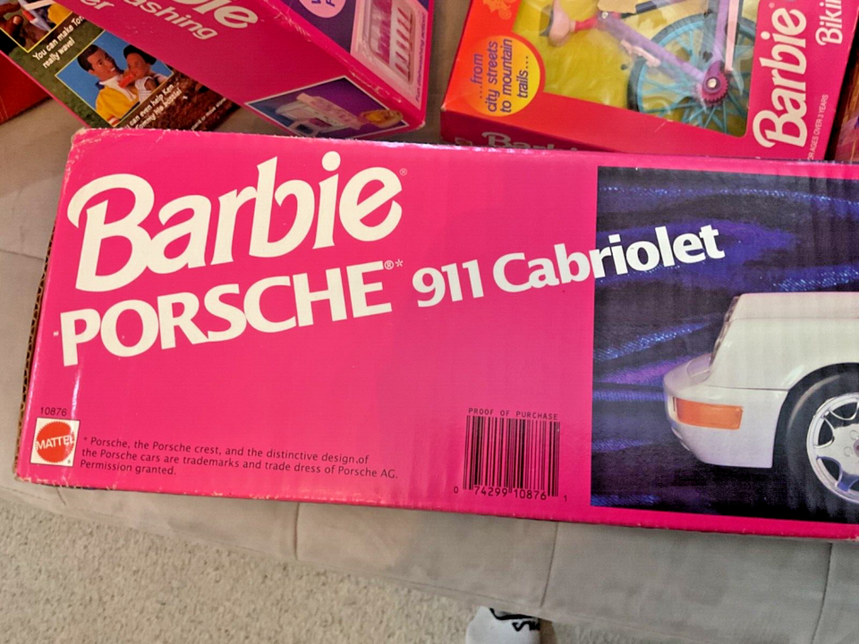 Barbie Porsche 911 Cabriolet Car #10876 Sealed! 1993 | eBay