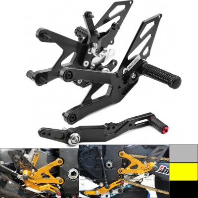 For YAMAHA YZF R1 M S Racing Rear Set Foot Peg Stand Footrest Brake ...