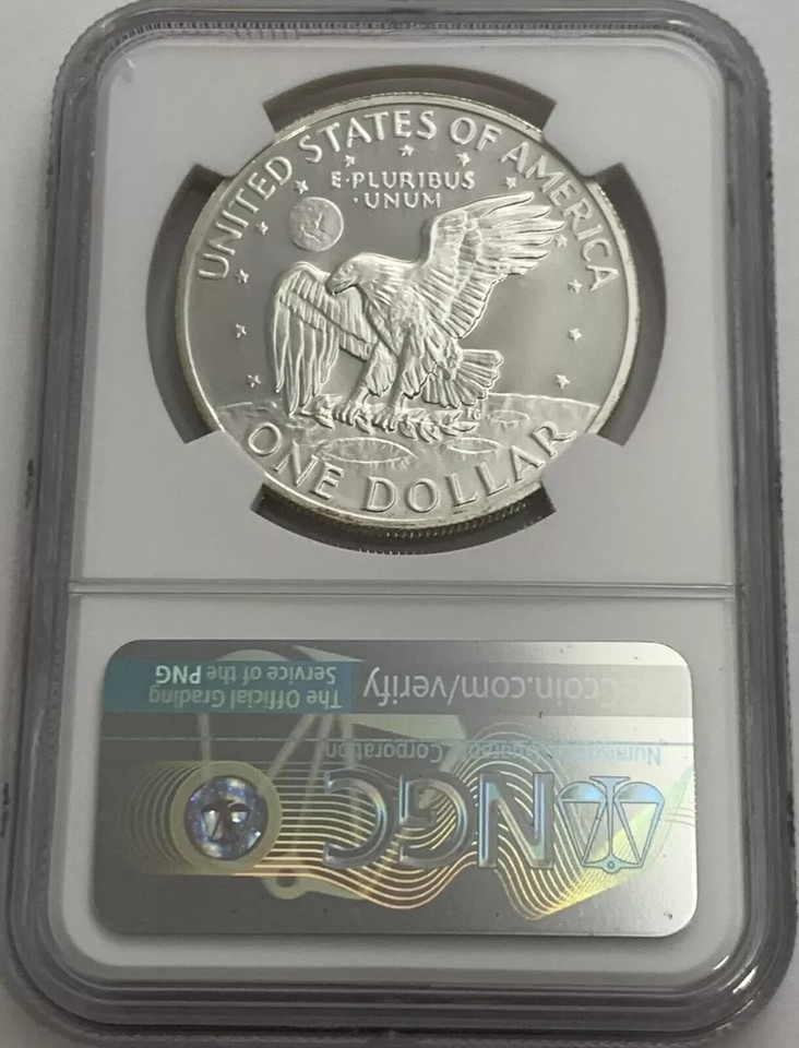 1972 S Silver Eisenhower Dollar $1 NGC PF 69 Cameo | eBay UK