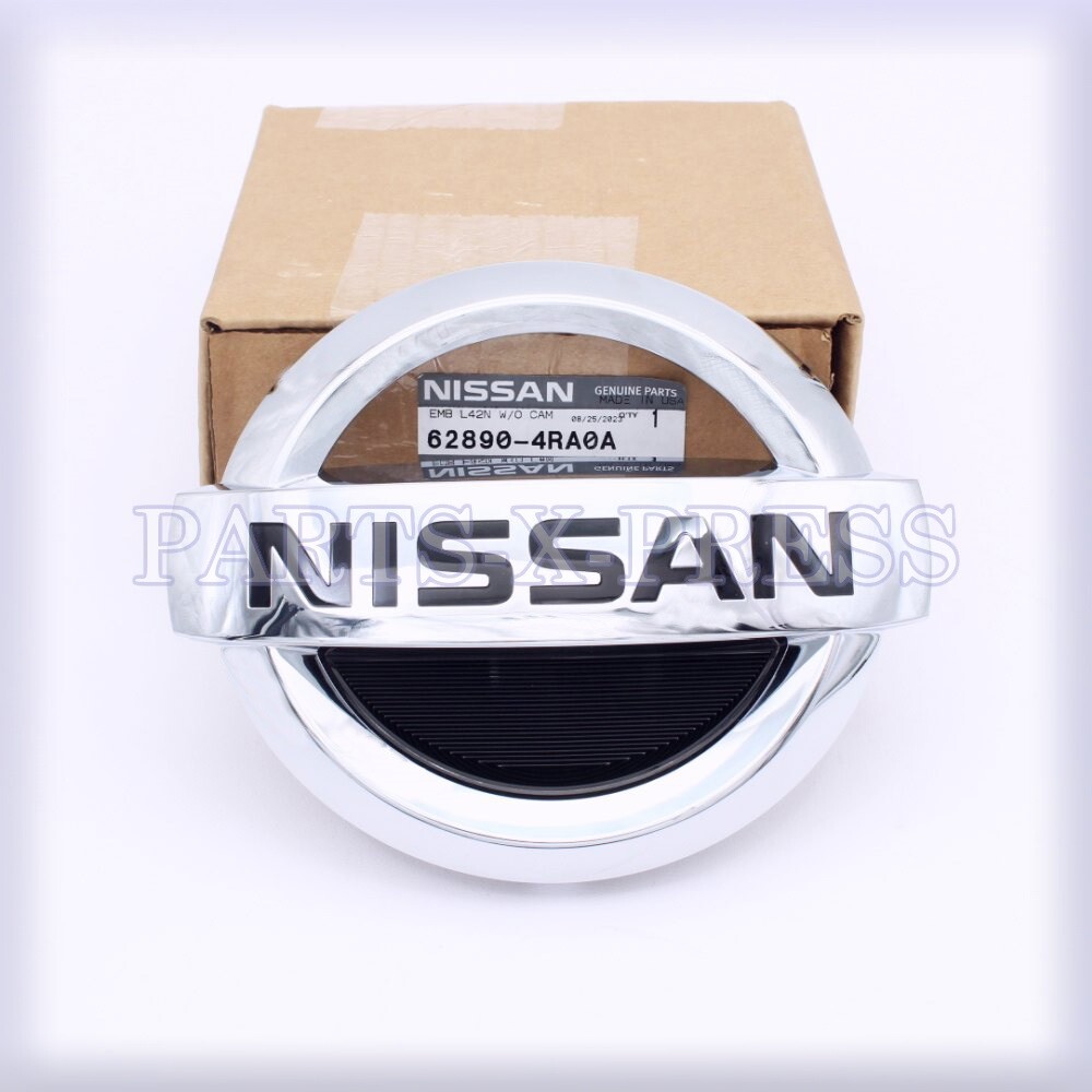 62890-4RA0A NEW GENUINE OEM NISSAN FRONT GRILLE CHROME EMBLEM 2016-2019 ...