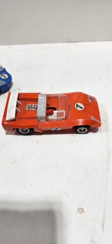 Vintage Eldon Slot Cars Racing 1/32 Slot Car set with Track And 2 ...