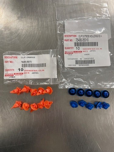 Toyota Rocker and Fender Flare Clips | 7549535010 7539535070 | OEM ...
