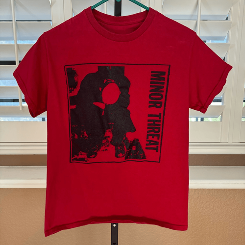 Minor Threat LP Men’s Small Band T-Shirt Red Y2K Punk Rock Band Merch ...