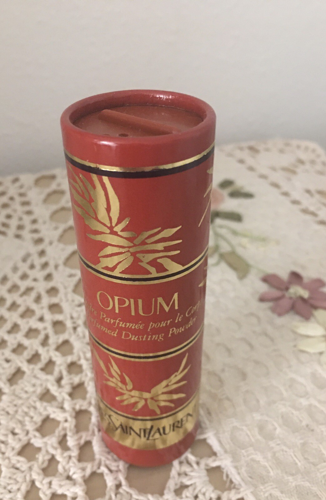 VTG NEW YSL OPIUM PERFUMED DUSTING POWDER .75oz/22g | eBay