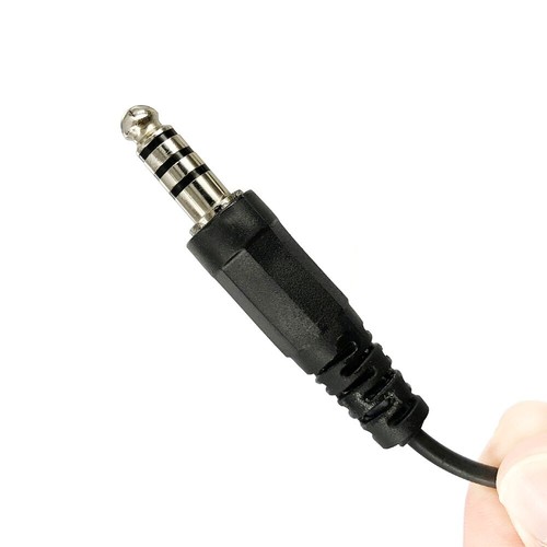 Telescopic Heavy Duty Tactical Throat Vibration Mic NATO Plug for Ham ...