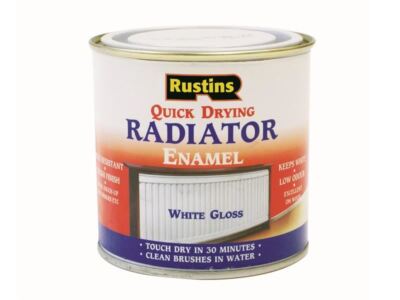 Rustins - Quick Dry Radiator Enamel Paint Gloss White 250ml | eBay