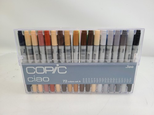 Copic Ciao - Alcohol-based markers - 72 color Set A - New - Minor box ...