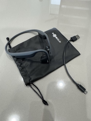 Aftershokz Trekz Titanium Bone Conduction Wireless Headphones Black ...