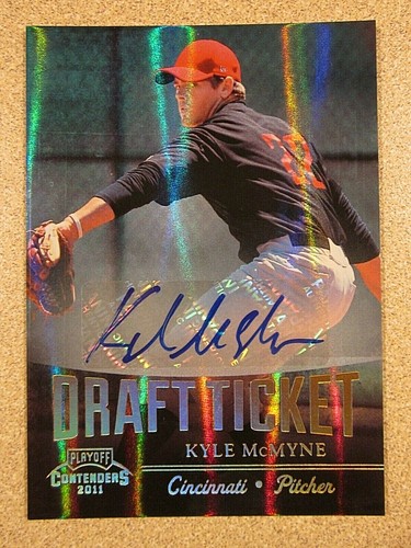 2011 PLAYOFF CONTENDERS DRAFT TICKET #DT91 KYLE McMYNE AUTO SIGNED ...