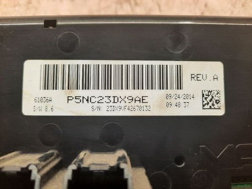 2014-2017 Dodge Ram Promaster Ac Heater Climate Control P5NC23DX9AE w/o ...