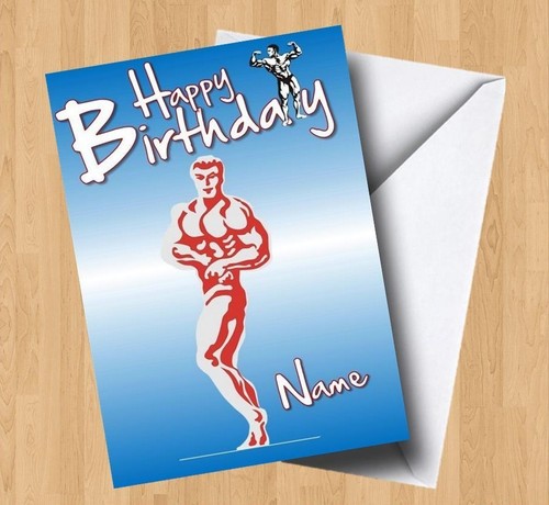 Personalised Bodybuilding/Gym Birthday Card | eBay UK