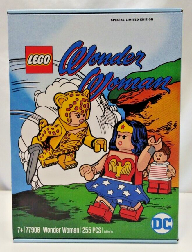 LEGO DC Wonder Woman, Cheetah & Etta Candy Building Set 77906 New