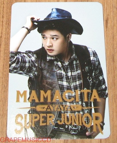 SUPER JUNIOR SJ MAMACITA AYAYA SM LOTTE POP UP SHINDONG PHOTOCARD PHOTO ...
