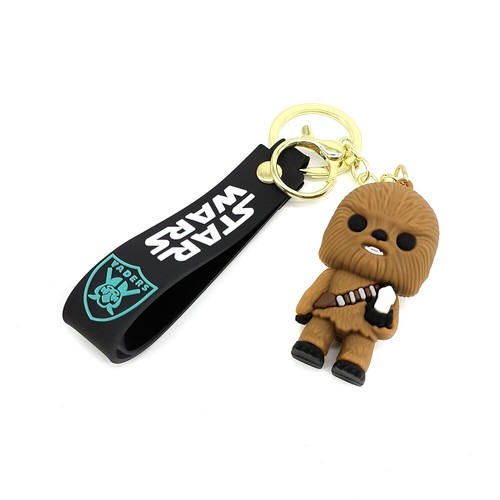 Star Wars Keychains Chewbacca Figure Model Cartoon Key Rings Kids Toys ...