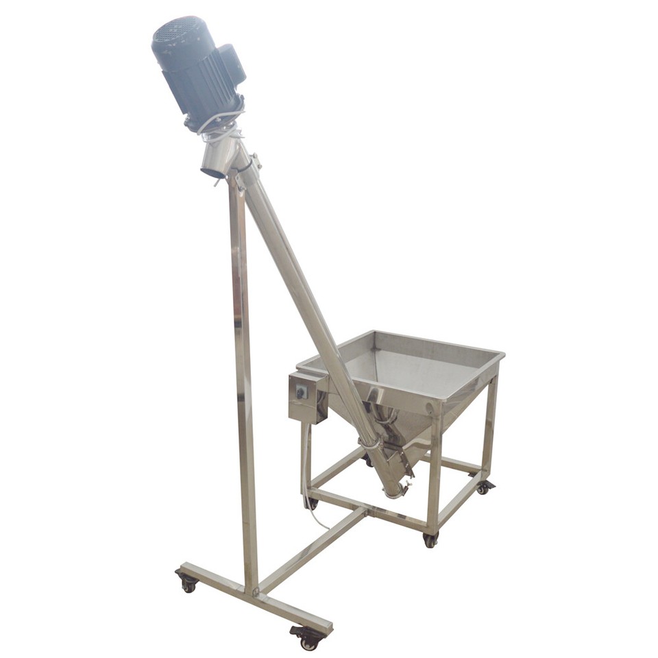 Helical Auger Conveyor Portable Spring Conveying Particle Feeder 220V ...