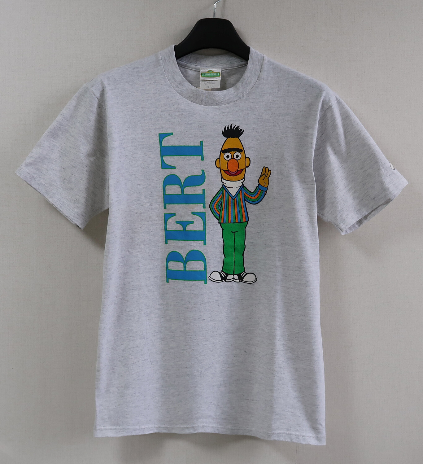 90s Vintage Sesame Street Bert Muppets Cartoon t shir… - Gem