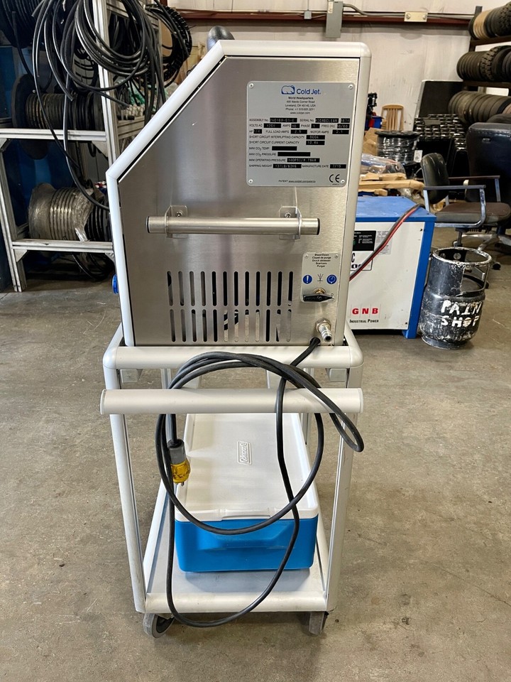 Cold Jet 2A0169-G1-E i³ MicroClean Precision Dry Ice Blaster 0-1.2lbs ...
