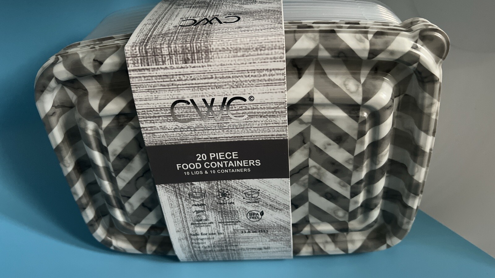 20 CWC Cook with Color Plastic Food Storage Containers with Lids | eBay