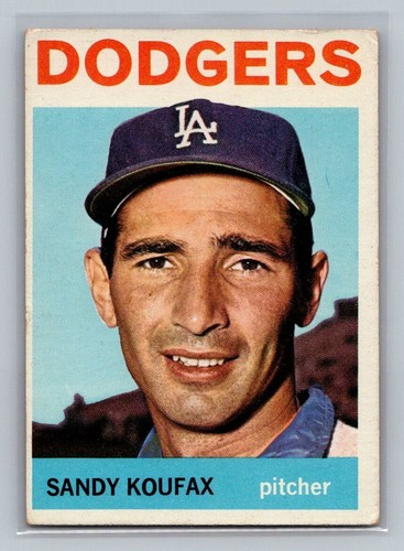 1964 Topps #200 Sandy Koufax HOF Los Angeles Dodgers Vintage Card VG ...