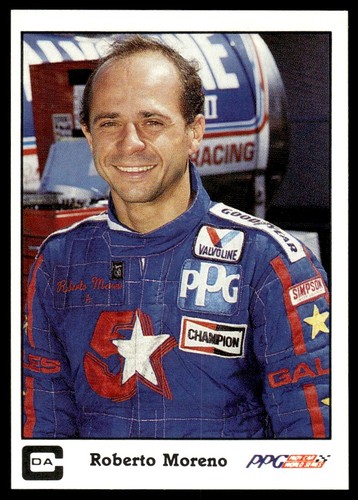 1987-88 CDA PPG Indy Car Roberto Moreno #11 | eBay