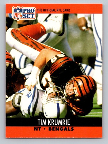 1990 Pro Set #466 Tim Krumrie Cincinnati Bengals | eBay