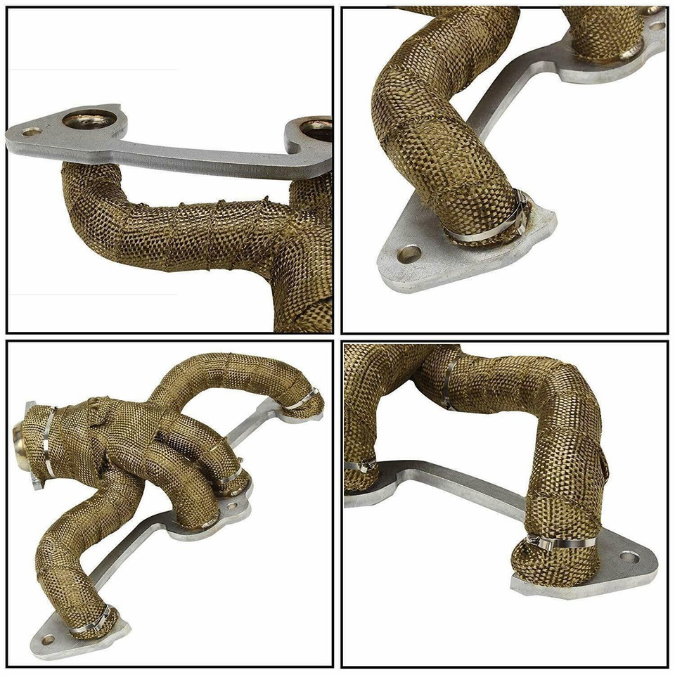 1" x 50 FT Titanium Manifold Exhaust Wrap Header Pipe Heat Insulation ...