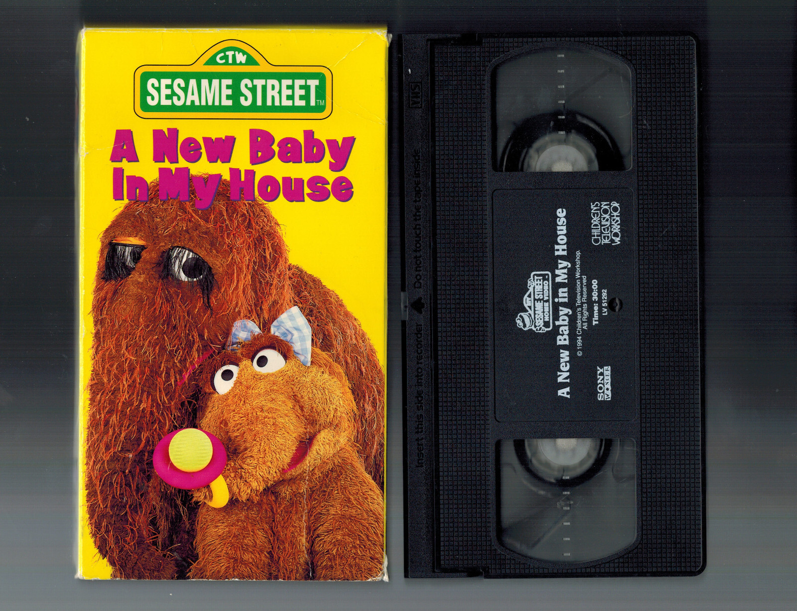 Sesame Street - A New Baby In My House (RARE VHS, 1994) OUT OF PRINT | eBay