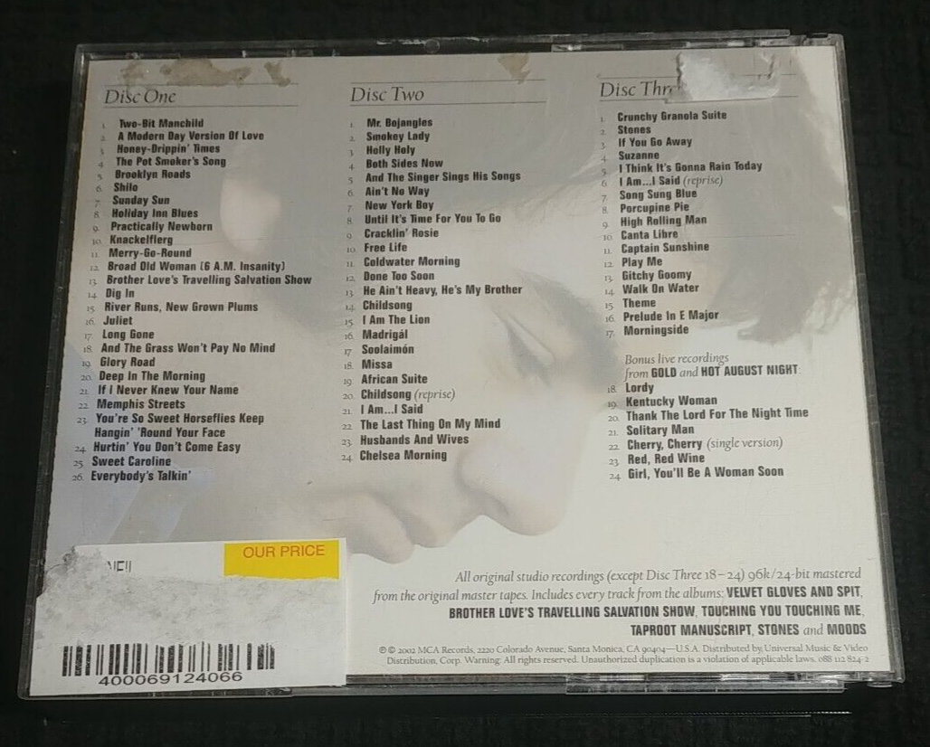 Play Me: Complete Uni Studio Recordings Plus by Neil Diamond (CD, 2002 ...