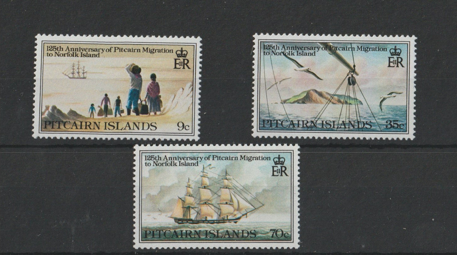 1981 Pitcairn Islands 125th Anniversary of Migration Stamp Set Mnh | eBay